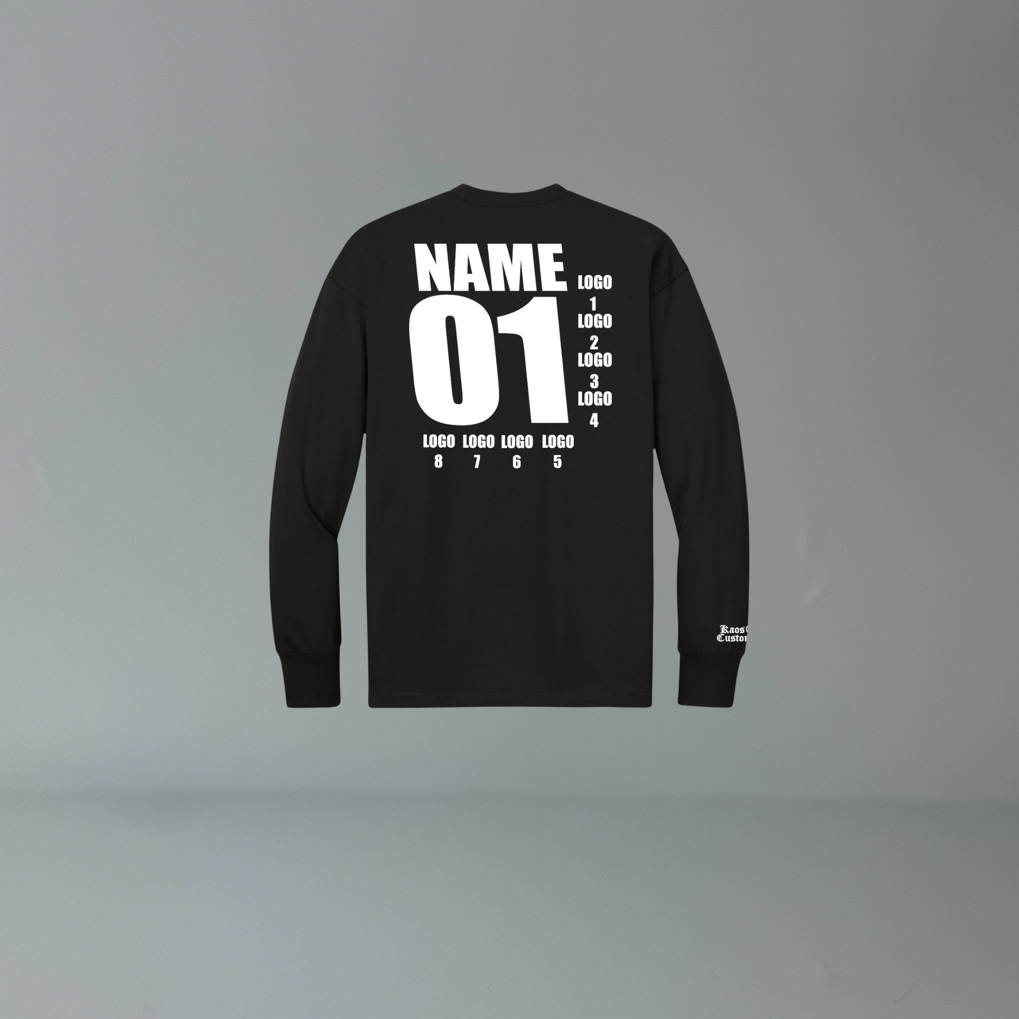 Customizable Long Sleeve T-Shirt – Kaos Customs